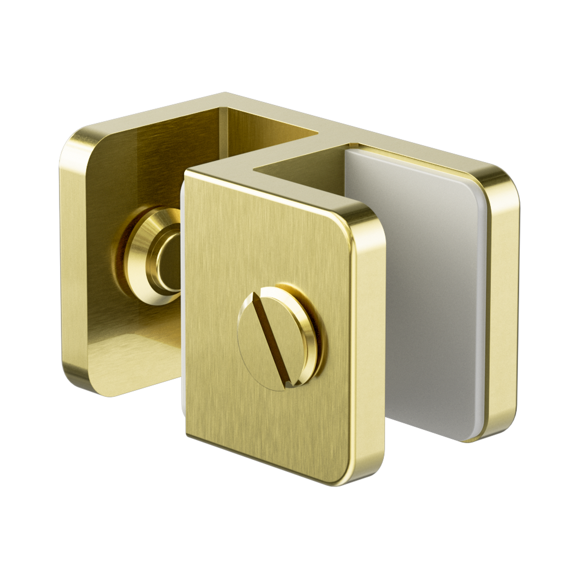 Over-Panel Glass To Glass Fitting 10mm Glass - Elite Home Hub